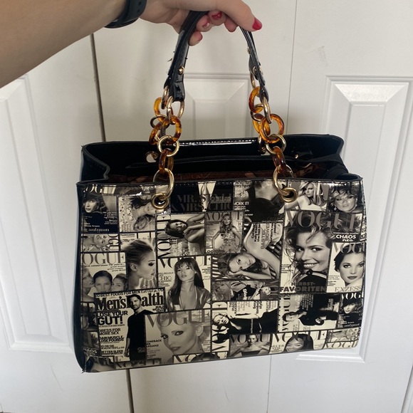 Vintage | Bags | Rare Like New Vintage Well Kept Vogue Magazine Cover ...